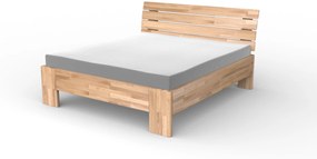 Masivní postel MADRID - Solwo Design Dřevo a odstín oleje: BUK Cink - Olej odstín BO102, Rozměr spací plochy: 180x200