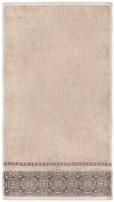 Detexpol Bavlněný ručník Sofia béžový 2 rozměry Rozměr: 70x140cm
