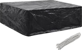 Plachty na zahradní nábytek 2 ks 8 oček 250 x 210 x 90 cm 279132