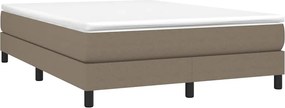 Rám postele s boxspringem taupe 140 x 200 cm textil 3120520