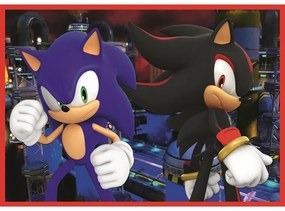 Trefl Puzzle Sonic Dobrodružná jízda, 4v1 (35, 48, 54, 70 dílků)