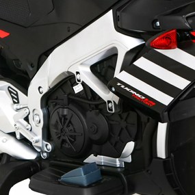 Dětská elektrická motorka Aprilia Tuono V4 Černá