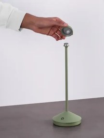 Venkovní stolní lampa Lumo zelená