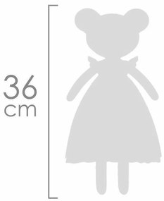 DeCuevas Plyšová panenka Niza 20146 - 36 cm
