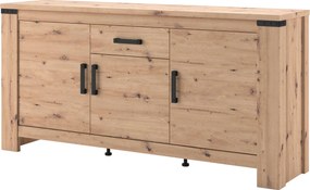 XXXLutz ŠIROKÁ KOMODA, dub artisan, 174/86/43 cm Hom`in - Široké komody - 000552062304