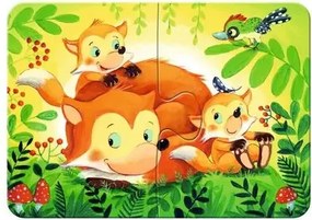 Ravensburger Moje první Lesní zvířata / 2+4+6+8 dílků / od 2 let