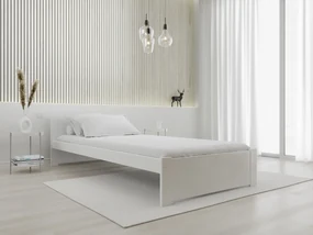 Postel IKAROS 90 x 200 cm, bílá Rošt: Bez roštu, Matrace: Bez matrace