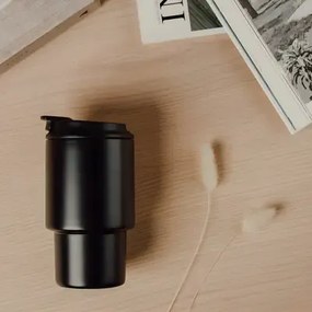 Vinga Nagano černá / Termohrnek / nerezová ocel / 350 ml