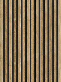 Mexen Lam-F, akustické stěnové lamely 275 × 31,5 cm, filc 6 mm, dub medový, S105-275317-2812-066