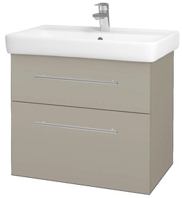 Dřevojas Koupelnová skříň Q MAX SZZ2 70 Varianta: N03 Graphite / Úchytka T01 / N03 Graphite