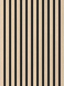 Mexen Lam-B, akustické stěnové lamely 275 × 30 cm, HDF deska 4 mm, technická dýha, dub pískový, S100-275307-3015-001