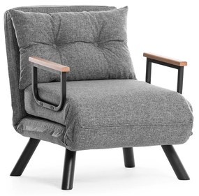 Atelier del Sofa 1-místná pohovka Sando Single - Light Grey, Světlá Šedá