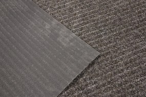 Vopi, Čistící zóna Rio hnědé - neúčtujeme odřezky z role, na míru, šíře 1,35m,1m,2m, hnědá, guma (gel - protiskluzový), chodba / předsíň