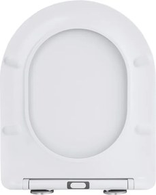 Gamma Magro, toaletní WC sedátko 438x361mm z duroplastu s pomalým zavíráním, bílá, GMA-MAGRO