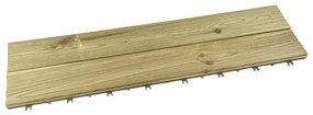 Dřevěná dřevoplastová terasová dlažba Linea Woodenstyle - 118 x 30,5 x 3 cm