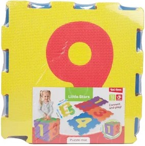 TEDDIES Pěnové puzzle Čísla 10 ks / Pěna / 2+