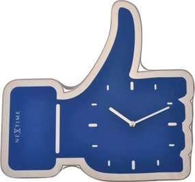 Hodiny NEXTIME 3072bl Facebook Like 42cm