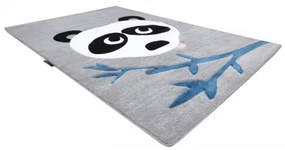 koberec PETIT MEDVÍDEK PANDA, šedý velikost 200x290 cm | krásné koberce cz