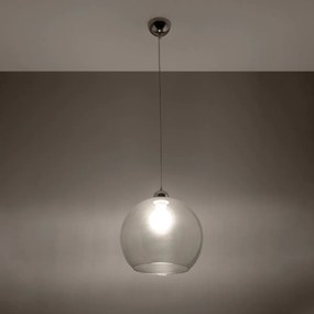 Sollux Lighting Závěsné svítidlo BALL transparentní