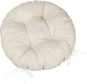 Bellatex Sedák Adéla prošívaný kulatý průměr 40 cm Bílá káva
