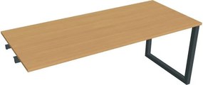 Hobis Kancelářský pracovní stůl k řetězení Hobis UJO 1800R, bílá RAL 9016, deskabuk