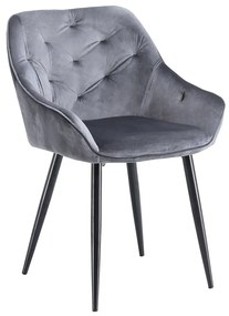 Halmar Jídelní židle K487 - šedá