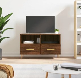 vidaXL TV skříňka 80 x 36 x 50 cm kompozitní dřevo [828963] Barva: kouřový dub