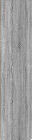 Skříň highboard šedá sonoma 80 x 42,5 x 185 cm kompozitní dřevo 3281439