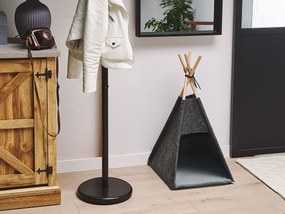 Stan teepee pro zvířata 35 x 40 cm tmavě šedý ULUBEY Beliani