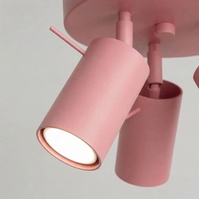 Sollux Lighting Stropní svítidlo RING 3P růžové