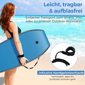 Costway 84 cm dlouhé bodyboard pro děti s jádrem EPS a XPE palubou a spodním