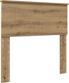 Rám postele s čelo Dub artisan 90 x 200 cm Kompozitní dřevo 3410948