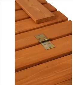 Sand Tropic Dřevěné pískoviště s lavičkami a příslušenstvím 100x100 cm