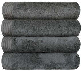 SCANquilt modalový ručník MODAL SOFT tmavě šedá malý ručník 30 x 50 cm