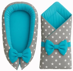 Babytýpka výbavička pro miminko mini stars blue