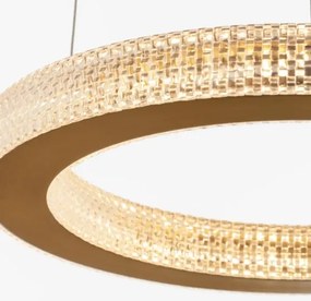 LED lustr Fiore 40 zlaté
