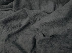Froté prostěradlo MOLTON antracitové 180 x 200 cm