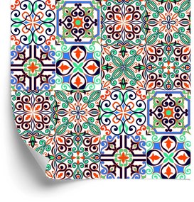 Tapeta Na Zeď Pro Jídelnu Mozaikové Vzory Imitace Dlaždice Vliesová tapeta 53x1000