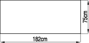 ROJA WC-A dřevník 182x75 cm