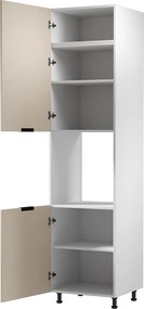 SORENTO pl | vysoká skříňka D60PWN na vestavnou troubu | 60 cm | LEVÁ | bílá/béžová