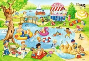 Ravensburger Zábava u jezera / 2x24 dílků / od 4 let