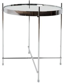 Odkládací stolek ve stříbrné barvě Zuiver Cupid