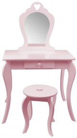 Nádherný růžový toaletní stolek pro děti