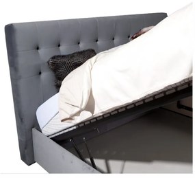 Moderní čalouněná postel PANAMA 138 200x200 cm Ficelle 4
