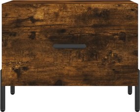 vidaXL Konferenční stolek 50 x 50 x 40 cm kompozitní dřevo [829422] Barva: Černá