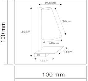 Lucide 30295/01/30 - Stmívatelná stolní lampa GREGORY 1xE27/60W/230V USB černá