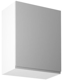Horní kuchyňská skříňka ASPEN 60 cm; šedý lesk dvířka: pravá dvířka