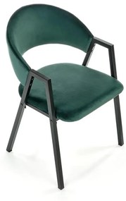 HALMAR K473 židle tmavě zelená