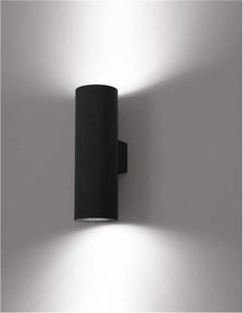 NV 9010009 Venkovní nástěnné svítidlo ALP černý hliník a sklo LED Chip Cree 10W 220-240V 3000K 7st. IP65 - NOVA LUCE