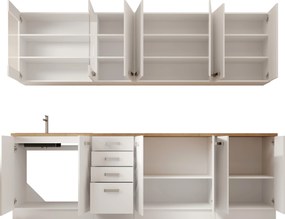ADRK Furniture Kuchyňský nábytek BUBBLE 260 ADRK-KF-BUB-WLO-260
